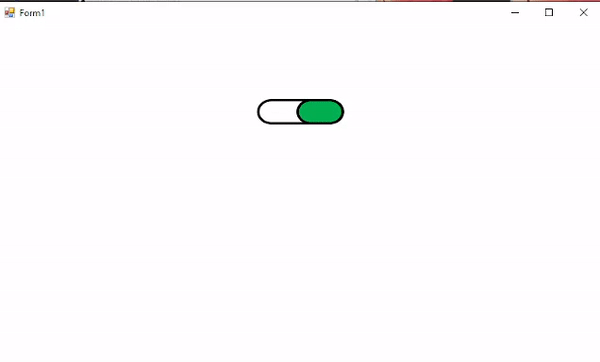 Custom Toggle Button In C#